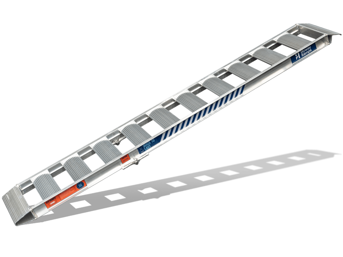 Small Machinery Ramps - High Grade Aluminium | Hyway NZ